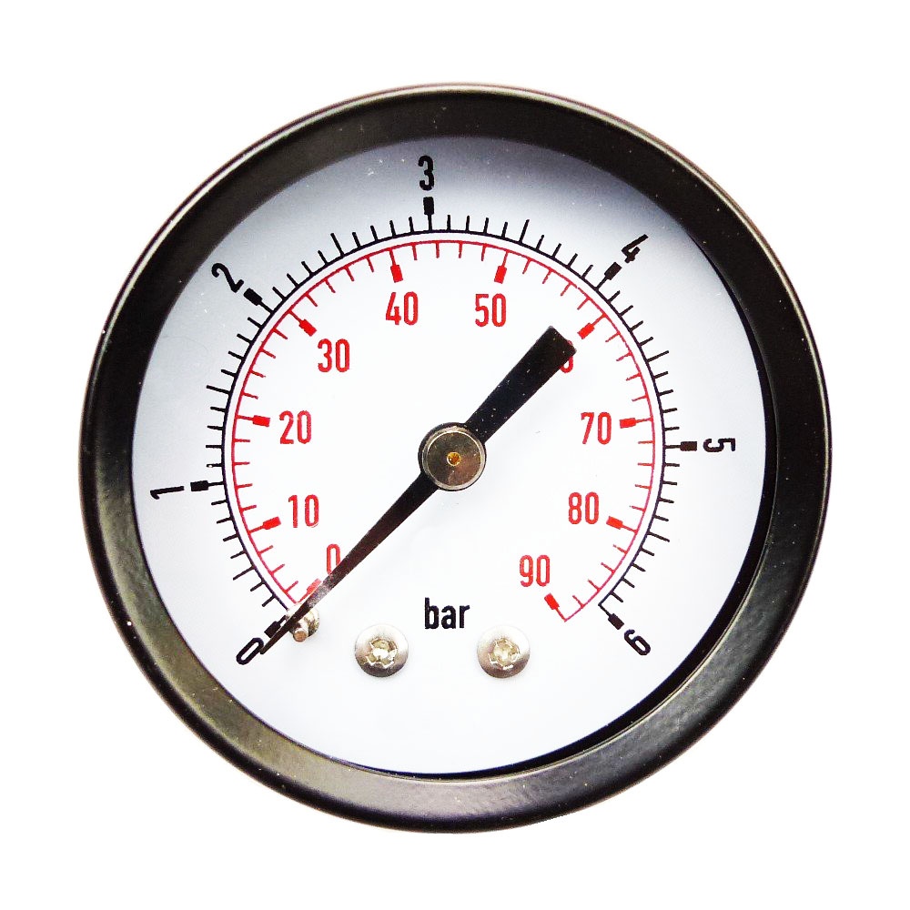 Manometer 2 5 Bar 50mm 1 4 R ckseite